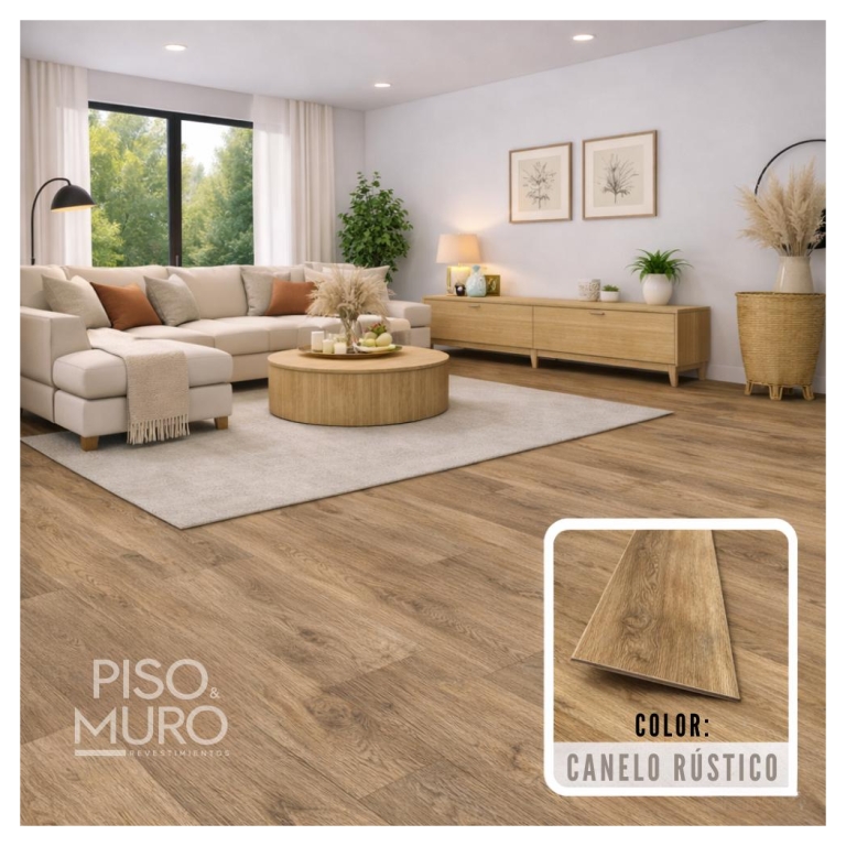 Piso SPC Canelo Rústico 5,5 mm VALOR M2 $19.820 - Piso & Muro ...